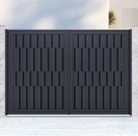 China Anti-Corrosion T6-T5 Aviation-grade Aluminum Alloy Courtyard Gate with Electric Switch for Modern Villas and Gardens for sale