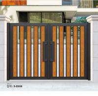 China Custom Size T6-T5 Aviation-grade Aluminum Courtyard Gate with Electric Control for Villas and Gardens for sale