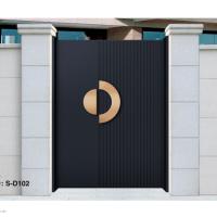 China Modern Minimalist T6-T5 Aviation-grade Aluminum Alloy Courtyard Gate with Custom Size and Electric Control for Villa Gardens for sale