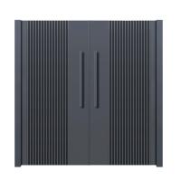 China Custom Size T6-T5 Aviation-grade Aluminum Alloy Courtyard Gate with Electric Control for Villa Gardens for sale