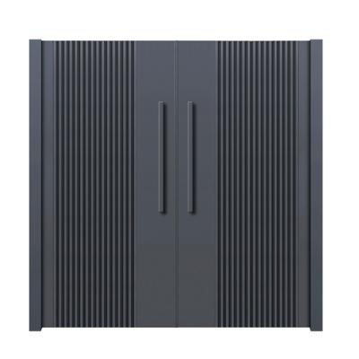 China Custom Size T6-T5 Aviation-grade Aluminum Alloy Courtyard Gate with Electric Control for Villa Gardens for sale