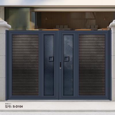 China Modern Luxury T6-T5 Aviation-grade Aluminum Alloy Custom Size Electric Control Courtyard Gate for Villa Gardens for sale