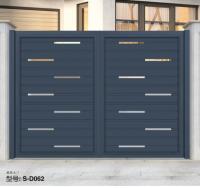 China Custom Size T6-T5 Aviation-grade Aluminum Alloy Electric Control Courtyard Gate for Villa Gardens for sale
