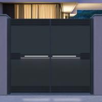 China Electric Double Opening Villa Entrance Gate with T6-T5 Aviation-grade Aluminum Alloy and Custom Size for sale