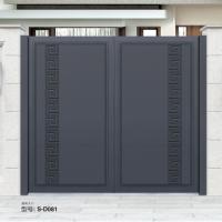 China Modern Villa Courtyard Gate with T6-T5 Aviation-grade Aluminum Alloy Custom Size and Electric Control for sale