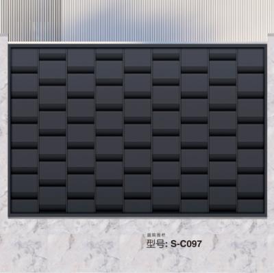 China Modern 3D Block Aluminum Privacy Fence with High-Quality Metal and Matte Finish for Long-Lasting Durability for sale