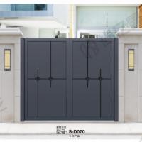 China Luxury T6-T5 Aviation-grade Aluminum Alloy Custom Size Electric Control Villa Entrance Courtyard Gate for sale