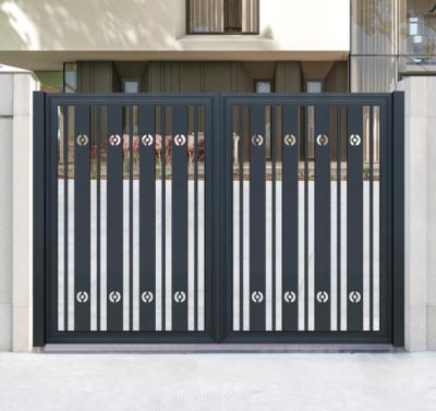 China Modern T6-T5 Aviation-grade Aluminum Alloy Courtyard Gate with Electric Control and Custom Size Options for sale