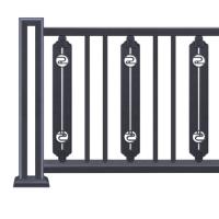 China Custom High-Quality Metal Villa Yard Railing with Matte Finish and Long-Lasting Durability for sale