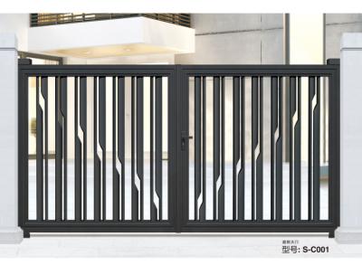China Modern T6-T5 Aviation-grade Aluminum Alloy Custom Size Electric Control Courtyard Gate for Villa Gardens for sale