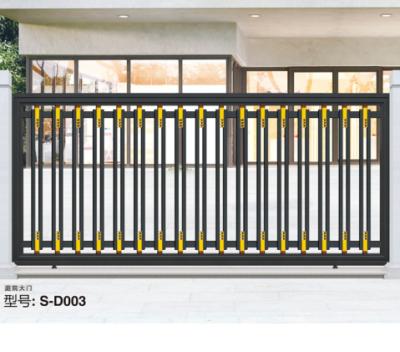 China Custom Size T6-T5 Aviation-grade Aluminum Alloy Courtyard Gate with Electric Control for Villa Gardens for sale