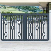 China Luxury T6-T5 Aviation-grade Aluminum Alloy Villa Entrance Gate with Electric Control and Custom Size for sale