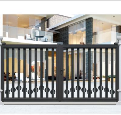 China Luxury T6-T5 Aviation-grade Aluminum Alloy Custom Size Electric Control Courtyard Gate for Villa Gardens for sale