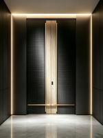 China Modern Minimalist T6-T5 Aviation-grade Aluminum Alloy Entrance Door with 304 Stainless Steel Hardware and Electric Switch/Remote Control for sale