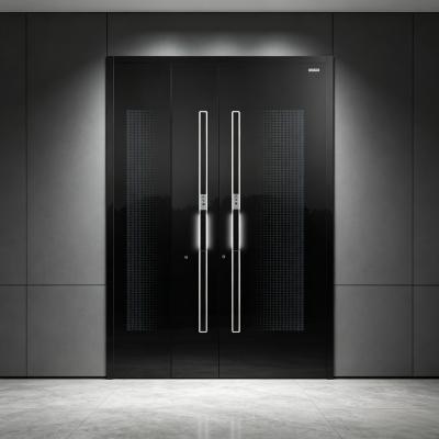 China T6-T5 Aviation-grade Aluminum Alloy Thermal Break System Door with 304 Stainless Steel Hardware and Electric Switch/Remote Control for sale