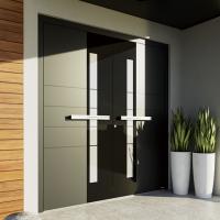 China Custom T6-T5 Aviation-grade Aluminum Alloy Villa Courtyard Gate with 304 Stainless Steel Hardware and Electric Switch/Remote Control for sale