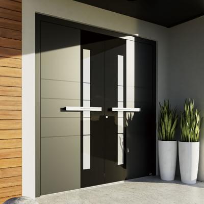 China Custom T6-T5 Aviation-grade Aluminum Alloy Villa Courtyard Gate with 304 Stainless Steel Hardware and Electric Switch/Remote Control for sale