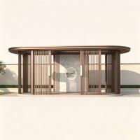China Custom Size Aluminium Louver Gazebo with T6-T5 Aviation-grade Aluminum Alloy and 304 Stainless Steel Hardware for sale