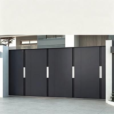 China Luxury Custom Size T6-T5 Aviation-grade Aluminum Alloy Courtyard Gate with Electric Control for Villa Gardens for sale