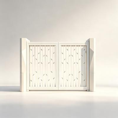 China Luxury Custom Size T6-T5 Aviation-grade Aluminum Alloy Electric Control Courtyard Gate for Villa Gardens for sale