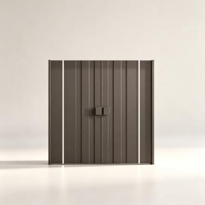 China Luxury Custom Size T6-T5 Aviation-grade Aluminum Alloy Courtyard Gate with Electric Control for sale