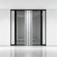 China Modern T6-T5 Aviation-grade Aluminum Alloy Entrance Door with 304 Stainless Steel Hardware and Electric Switch/Remote Control for sale