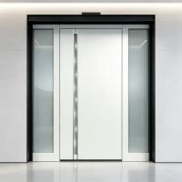 China Modern T6-T5 Aviation-grade Aluminum Alloy Entrance Door with 304 Stainless Steel Hardware and Electric Switch/Remote Control for sale