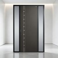China Modern T6-T5 Aviation-grade Aluminum Alloy Entrance Door with 304 Stainless Steel Hardware and Electric Switch/Remote Control for sale