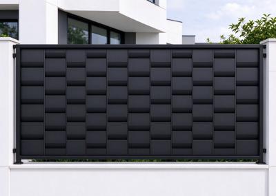 China Modern 3D Block Aluminum Privacy Fence with High-Quality Metal and Matte Finish for Long-Lasting Durability for sale