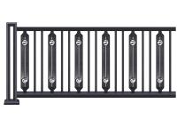 China Custom High-Quality Metal Villa Yard Railing with Matte Finish and Long-Lasting Durability for sale