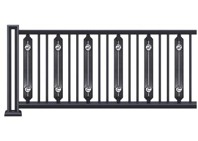 China Custom High-Quality Metal Villa Yard Railing with Matte Finish and Long-Lasting Durability for sale