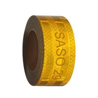 China Yellow Aluminized Metallized Truck Reflective Sticker Saso 2913 Reflective Tape for sale