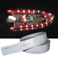 China 2in X 75ft Silver SOLAS Reflective Tape Marine Safety Warning Tape for Maritime Equipment for sale