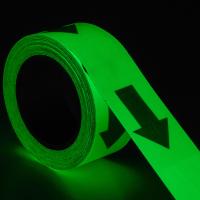 China Outdoor Fluorescent Glow In The Dark Tape For Stage Safety Custom for sale