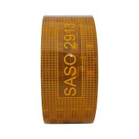 China Yellow Metallized Saudi Arabia SASO 2913 Reflective Tape For Vehicle Truck for sale