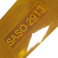 China Outdoor SASO 2913 Reflective Tape strips Yellow Orange OEM for sale