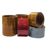 China Striping Conspicuity Reflective Tape PET Material OEM for sale