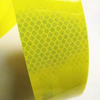 China Conspicuity Yellow Safety DOT Reflective Tape Marking Weather Resistant for sale