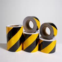 China Biocolor Safety Reflective Conspicuity Tape Sticker Black And Yellow White And Red Arrow for sale