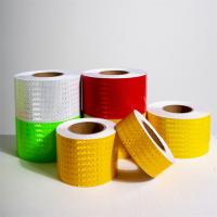 China Custom PVC Crystal Lattice Truck Reflective Radium Tape Stickers White Yellow Red Green Blue for sale