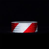 China Crystal Lattice Reflective Film Self Adhesive Warning Reflective Sheeting for sale