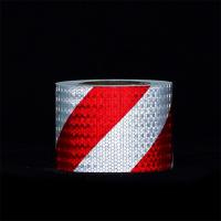 China Self Adhesive Crystal Lattice Stripes Reflective Warning Tape for Traffic Safety for sale