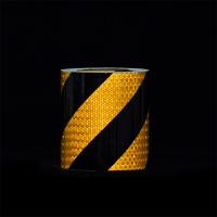 China Self Adhesive Crystal Lattice Stripes Reflective Warning Tape for Traffic Safety for sale