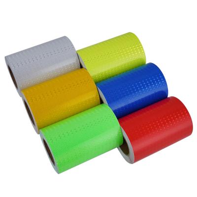 China PVC Crystal Lattice Reflective Conspicuity Warning Tape for Safety Marking for sale