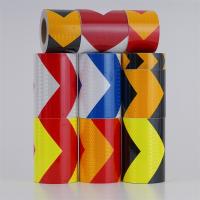China Arrow Reflective Tape Crystal Lattice Reflective Warning Tape for Vehicle Trailers for sale
