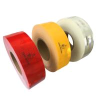 China Customized Size Driveway ECE Reflective Tape Red White For Safety Warning for sale