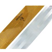 China Metalized Hi Vis Adhesive Tape Reflective Tape For Trailers Customized for sale