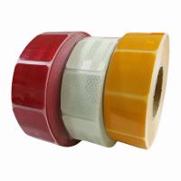 China Waterproof Reflective Safety Tape 2 Inch Wide 150Ft Length- Red, White & Yellow for Trucks for sale