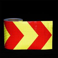China Waterproof Crystal Lattice PVC Vehicle Reflective Warning Tape For Road Safety Sign for sale