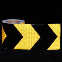 China Waterproof Crystal Lattice PVC Vehicle Reflective Warning Tape For Road Safety Sign for sale